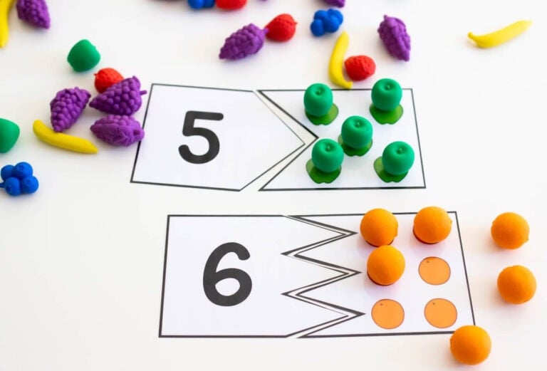 Free Printable Fruit Counting Activities for Kids