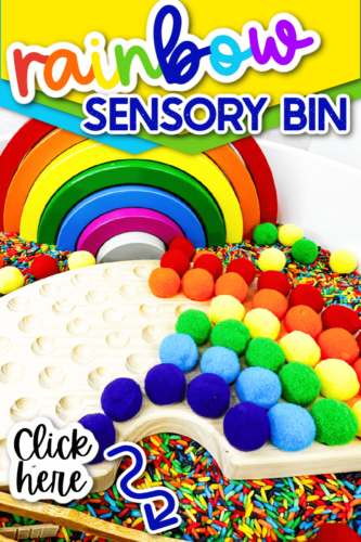 Beautiful, Color Sorting Rainbow Sensory Bin for Kids - Life Over C's