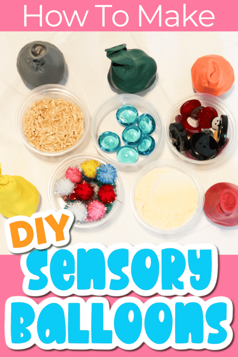 DIY Sensory Balloons- Easy Calm Down Toys for Kids
