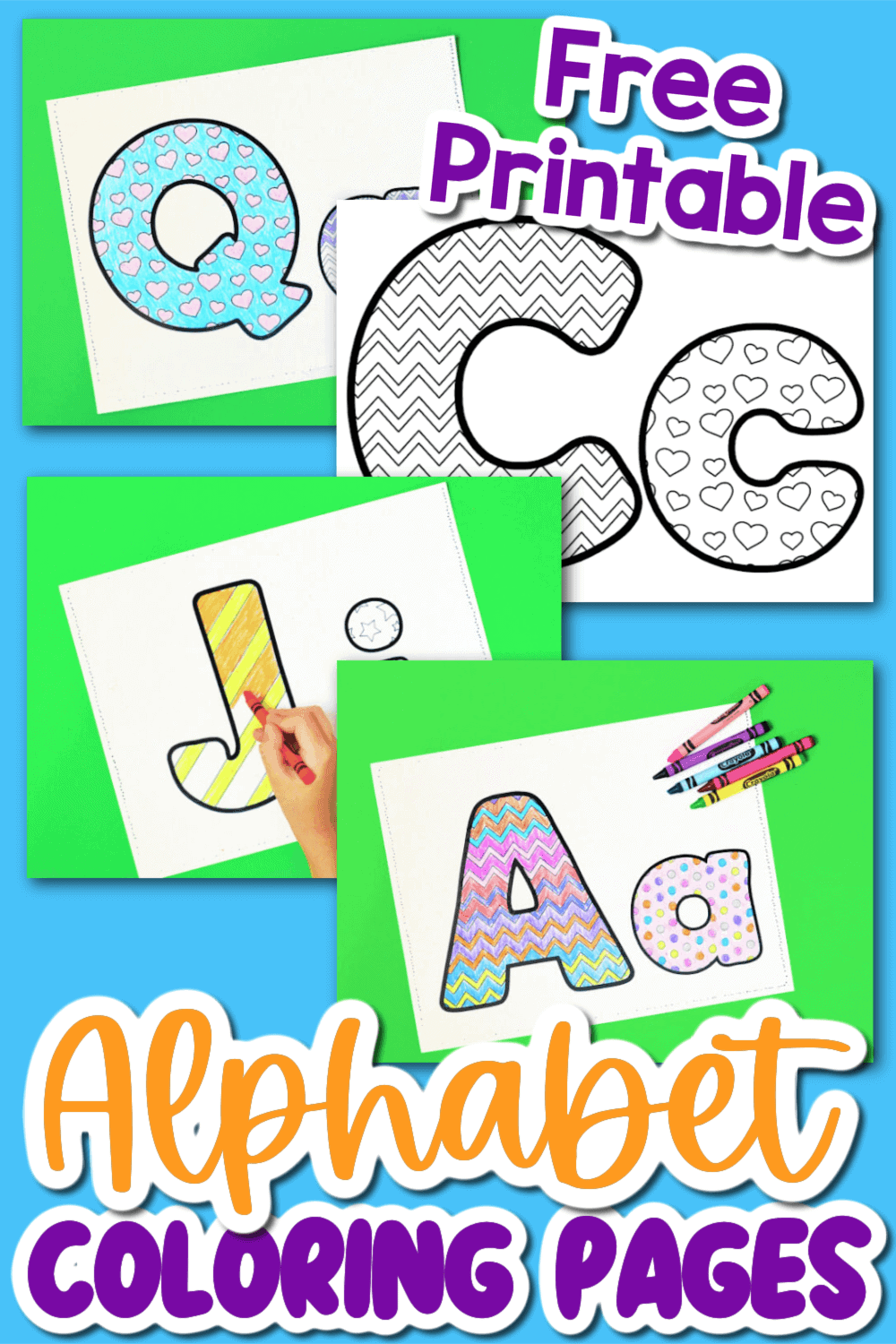Free Printable Alphabet Coloring Pages for Kids
