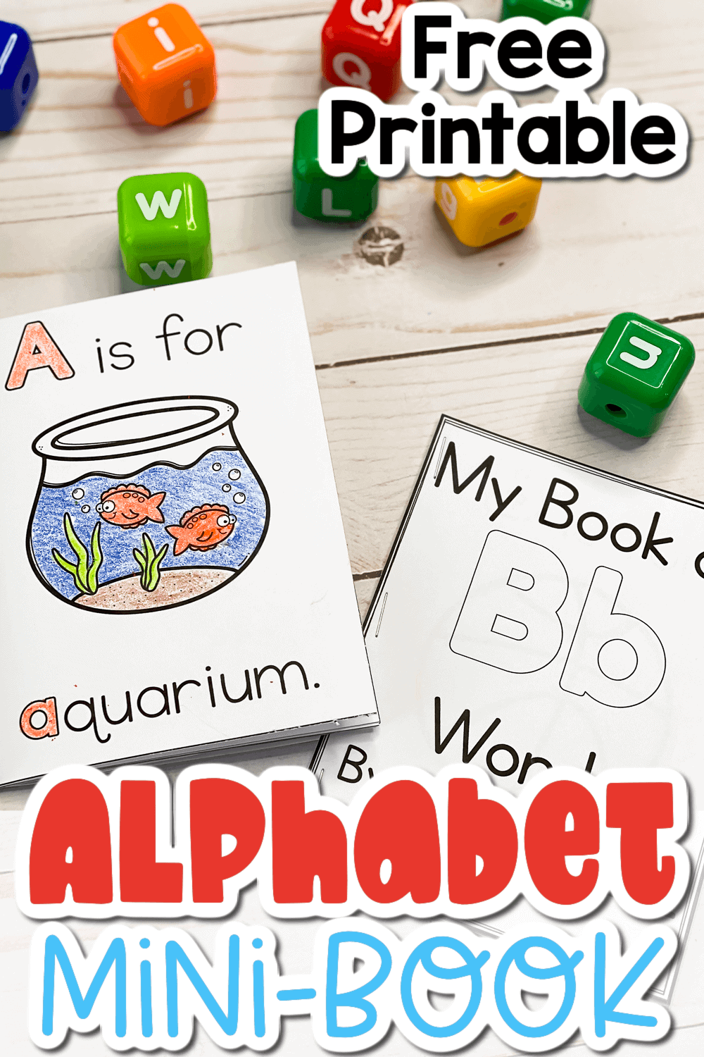 Free Printable Mini Alphabet Books for Preschoolers - Life Over C's