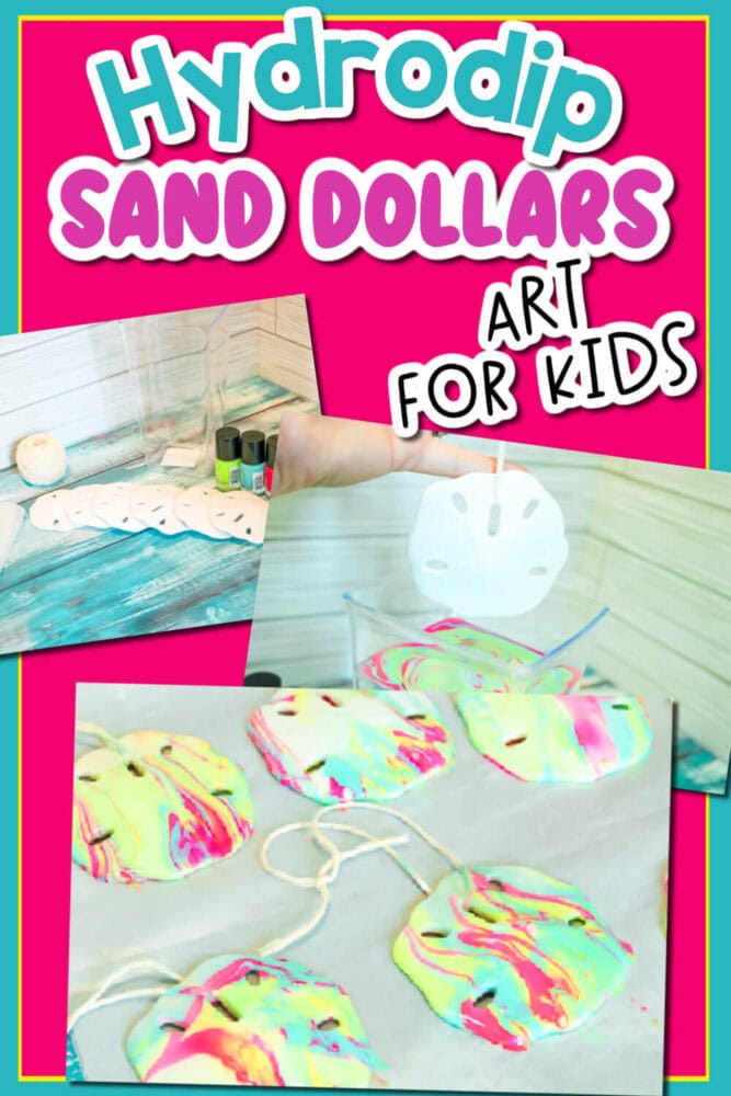 Easy Guide to Hydro-Dipping Sand Dollars Summer Art 🐚