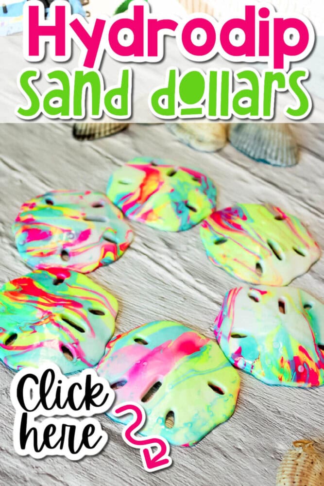 Easy Guide to Hydro-Dipping Sand Dollars Summer Art 🐚