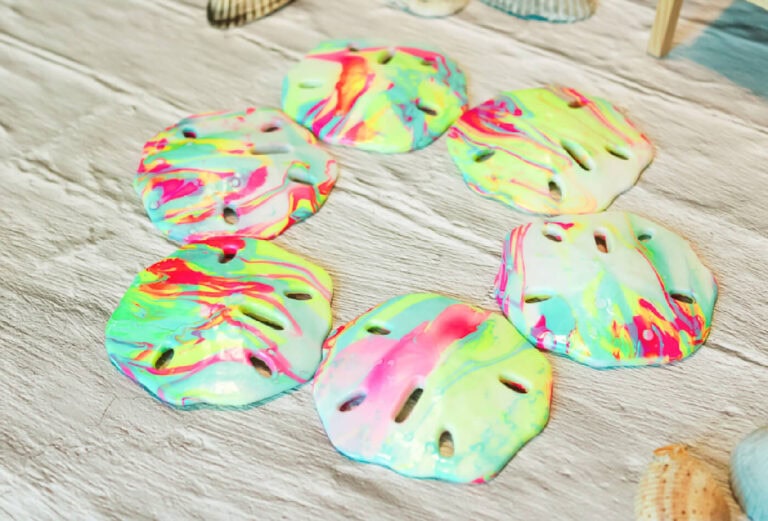 Easy Guide to Hydro-Dipping Sand Dollars Summer Art 🐚