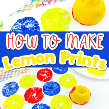 Easy & Fun Glitter Printing Process Art Activity