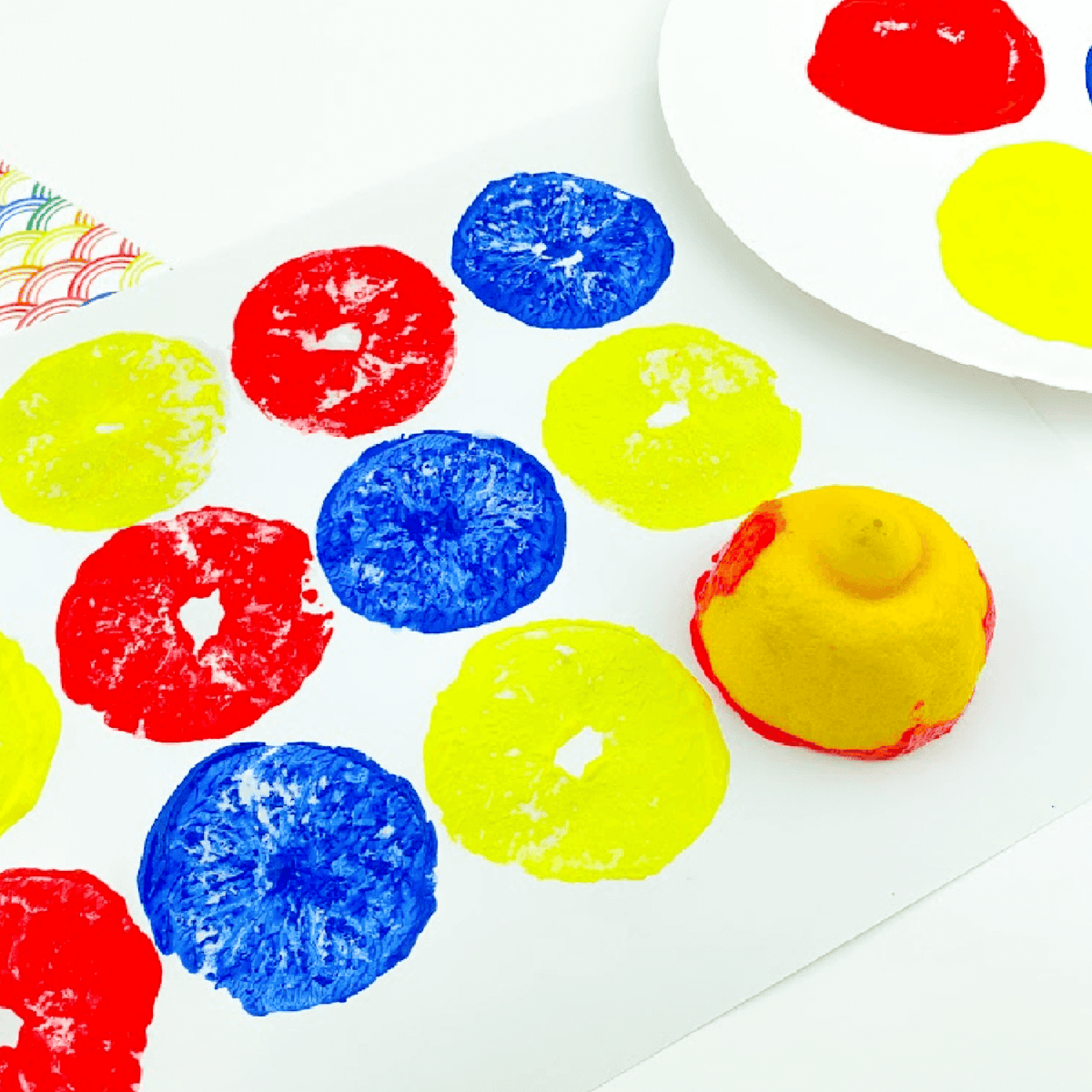 Painting with Lemons: Fun Summer Process Art for Kids 🍋