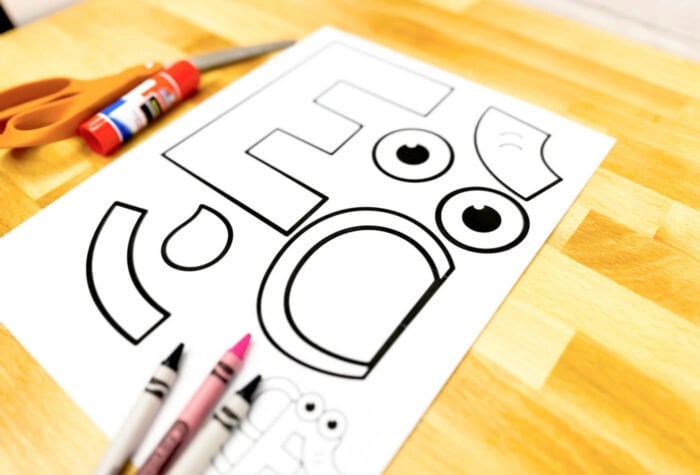 E Is For Elephant Template The Letter E Craft For Preschool! (with