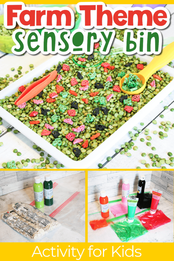 Super Fun Mini Farm Sensory Bin for Kids 🚜