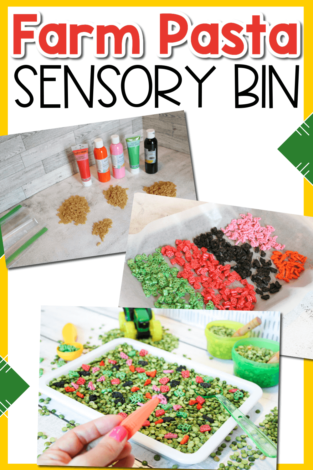 Super Fun Mini Farm Sensory Bin for Kids 🚜