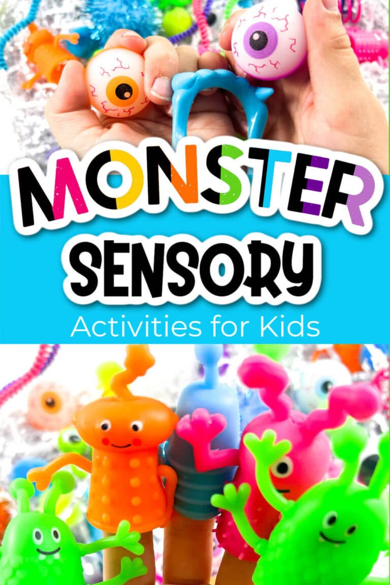 Silly Monster Sensory Bin for Preschool - Life Over C's