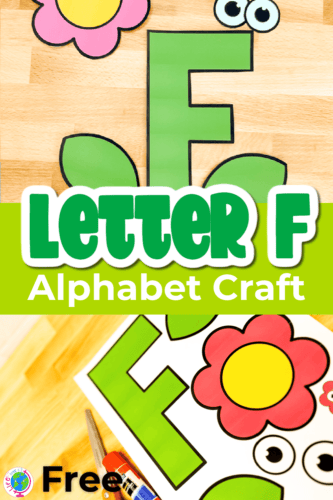 Free Printable Uppercase Letter F Craft Template
