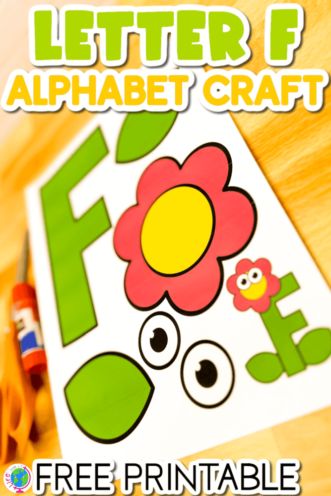 Free Printable Uppercase Letter F Craft Template