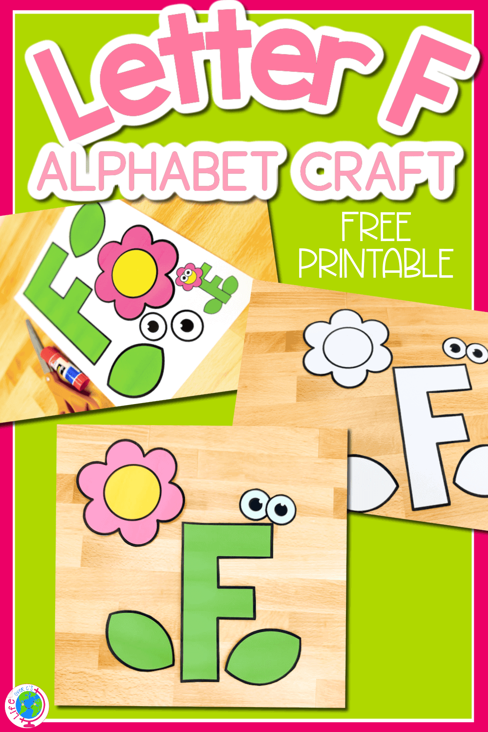 Free Printable Uppercase Letter F Craft Template