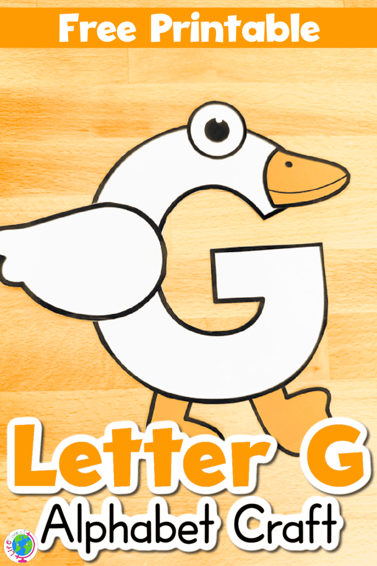 Free Printable Uppercase Letter G Craft Template