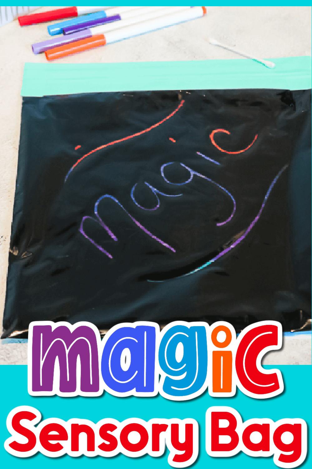 Exciting Magic Writing Sensory Bag for Preschoolers - Life Over C's