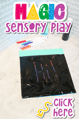 Exciting Magic Writing Sensory Bag for Preschoolers - Life Over C's