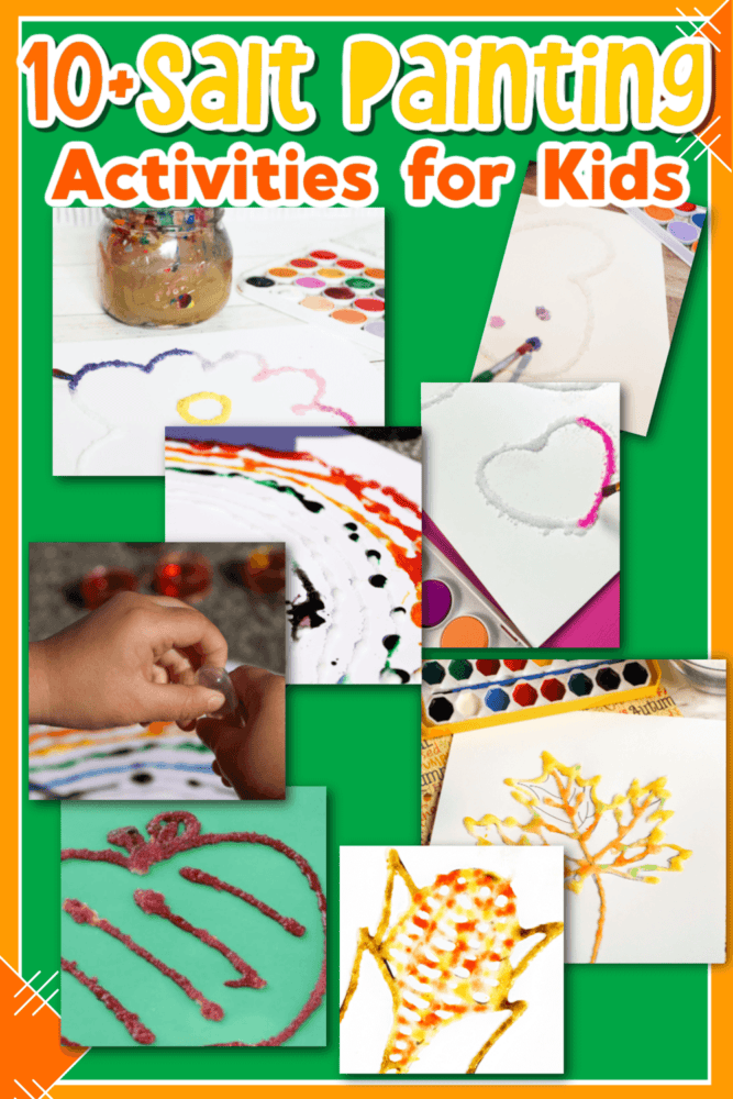 Salt Painting for Kids: 10+ Fun Themes