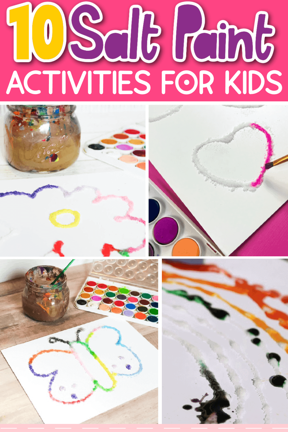 Salt Painting for Kids: 10+ Fun Themes