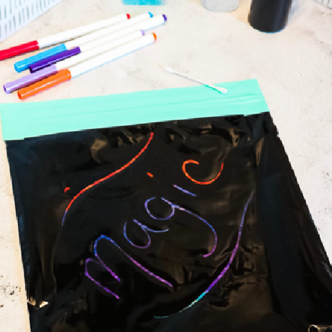 Exciting Magic Writing Sensory Bag for Preschoolers - Life Over C's