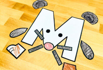 Free Printable Uppercase Letter M Craft Template