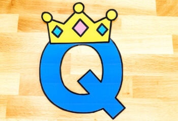 Free Printable Uppercase Letter Q Craft Template