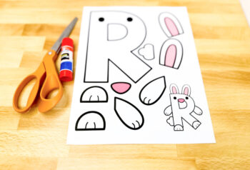 Free Printable Uppercase Letter R Craft Template