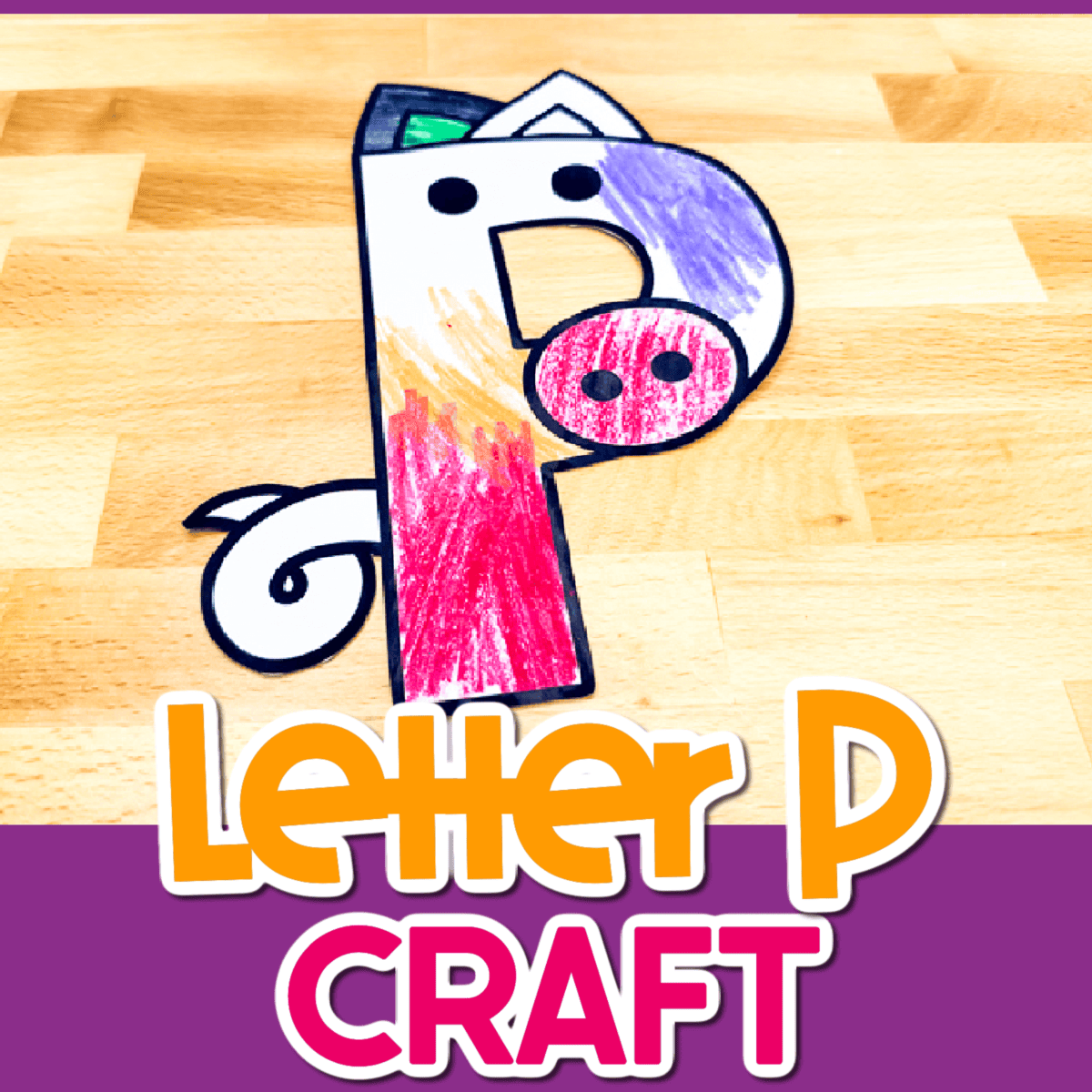 Letter P Pig Craft Template Free Printable Free - Infoupdate.org