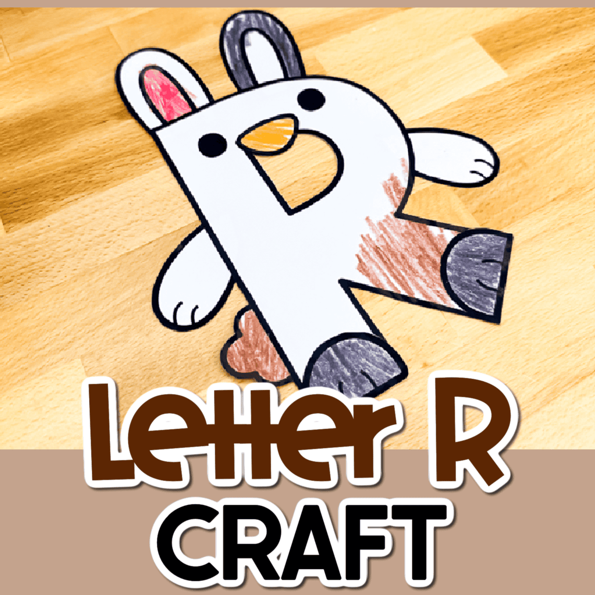 Free Printable Uppercase Letter R Craft Template