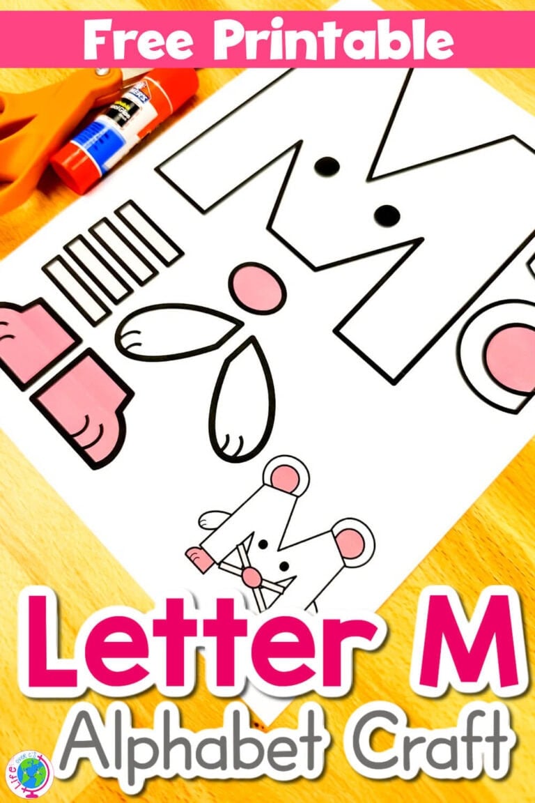 Free Printable Uppercase Letter M Craft Template