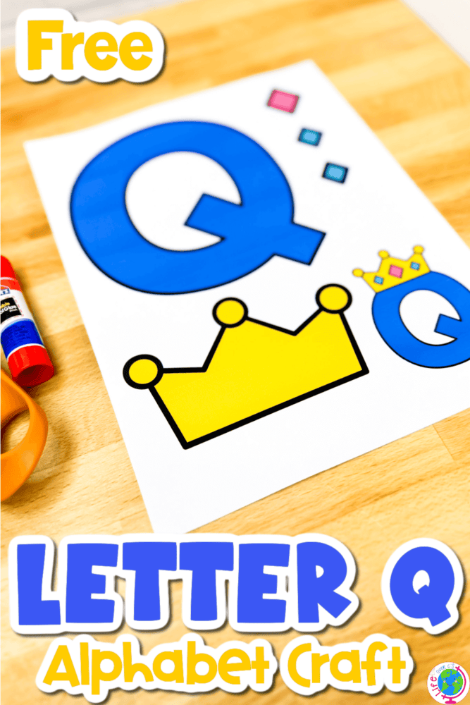 Free Printable Uppercase Letter Q Craft Template