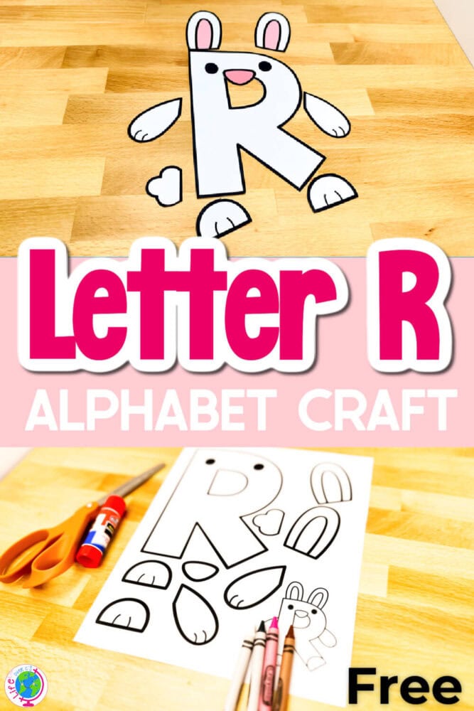 Free Printable Uppercase Letter R Craft Template