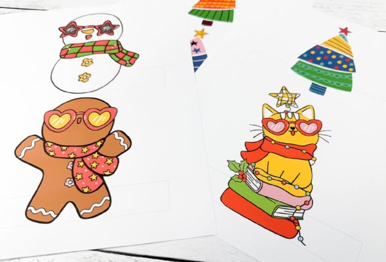 Free Printable Christmas Paper Dolls for Kids
