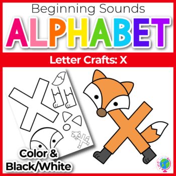 A-Z Uppercase Letter Crafts for Kids
