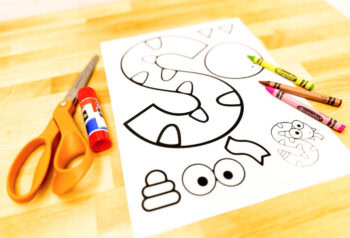 Free Printable Uppercase Letter S Craft Template - Life Over C's