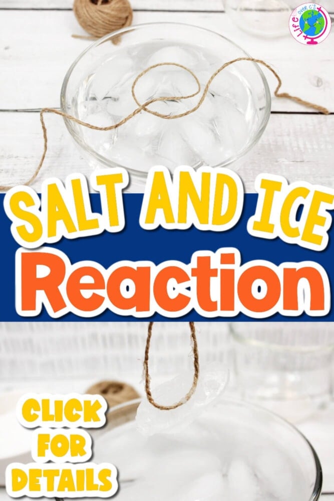 Easy Sticky Ice Experiment for Kids 🔎🧊