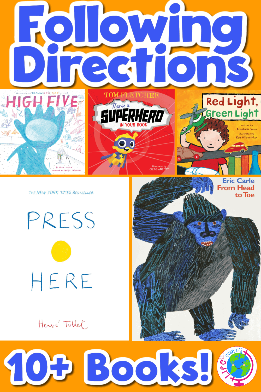 10+ Fun Books About Following Directions and Listening📚