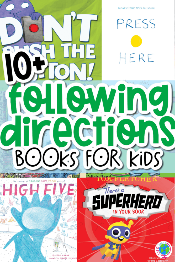 10+ Fun Books About Following Directions and Listening📚