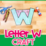 Free Printable Uppercase Letter W Craft Template - Life Over C's