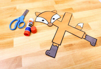 Free Printable Uppercase Letter X Craft Template 🦊