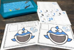 Easy Preschool Shark Play Dough Counting Mats 🦈