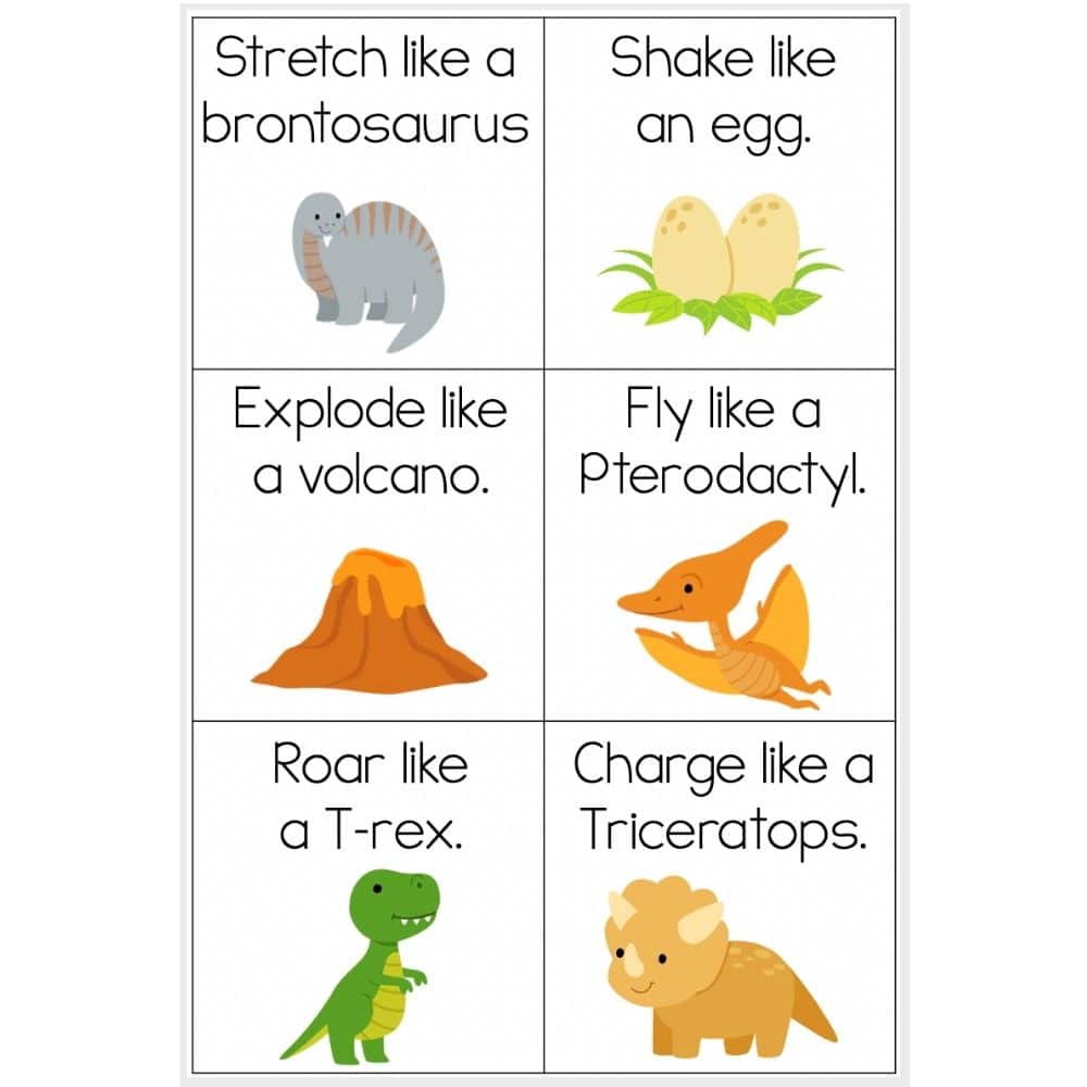 Dinosaur Brain Break Cube TW - Life Over C's