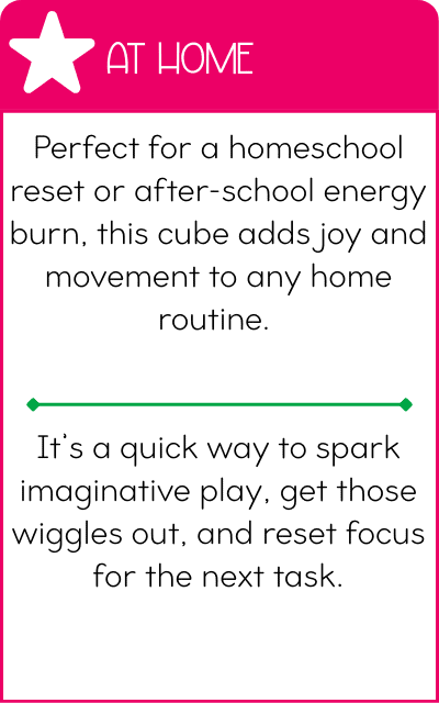 Dinosaur Brain Break Cube TW - Life Over C's